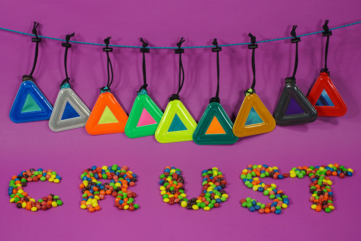 Blue Lug Reflective Triangles – Crust Bikes